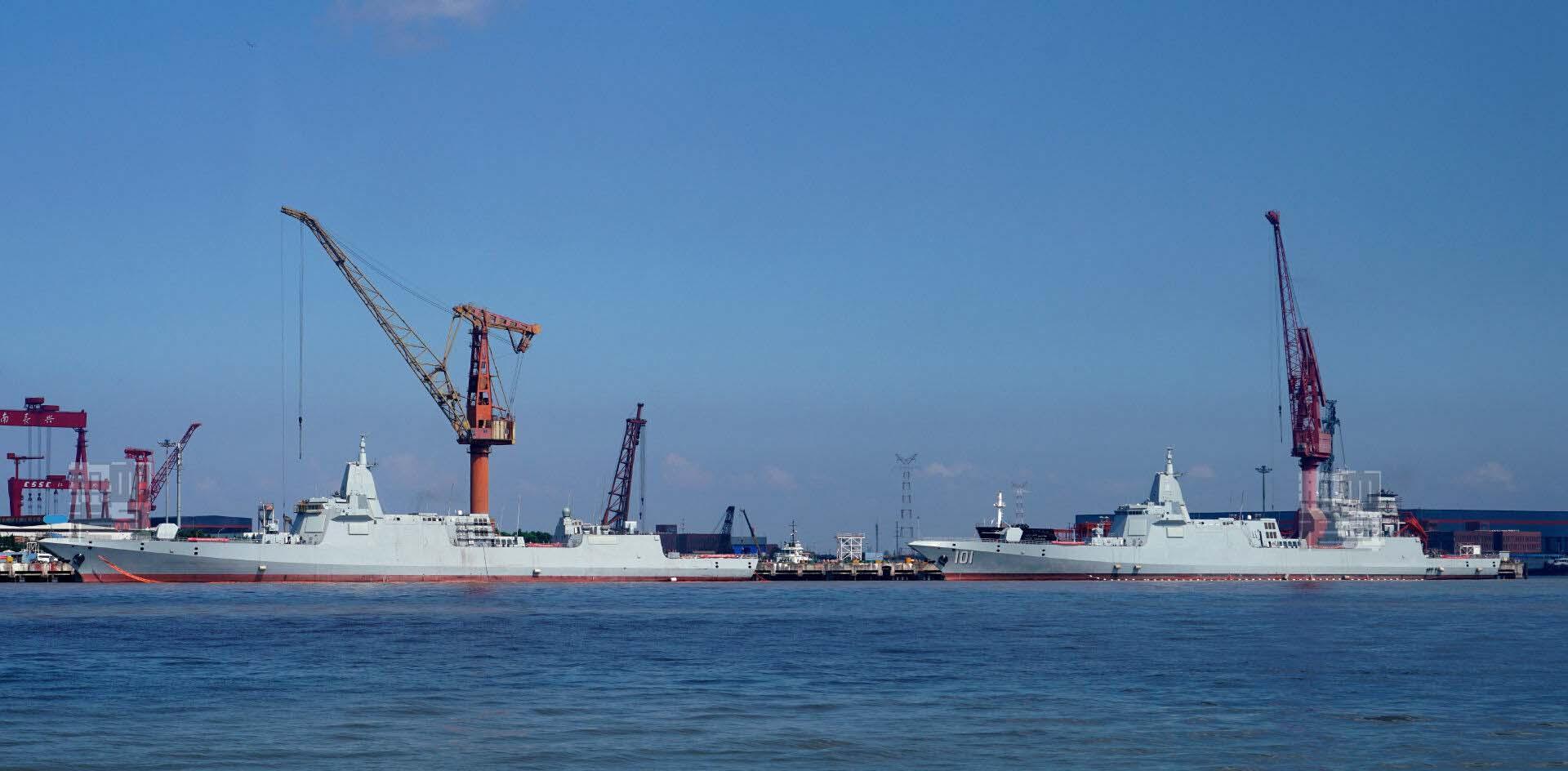 Two artifacts combined? US media: Type 055 destroyer may be equipped ...