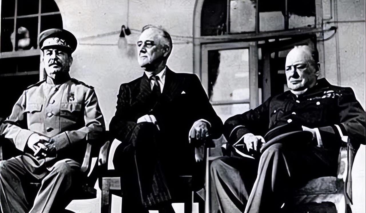 The Big Three of World War II-Roosevelt, Stalin, Churchill, who is ...