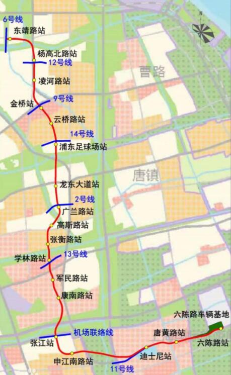 Shanghai will build a subway with a length of about 28 kilometers and ...