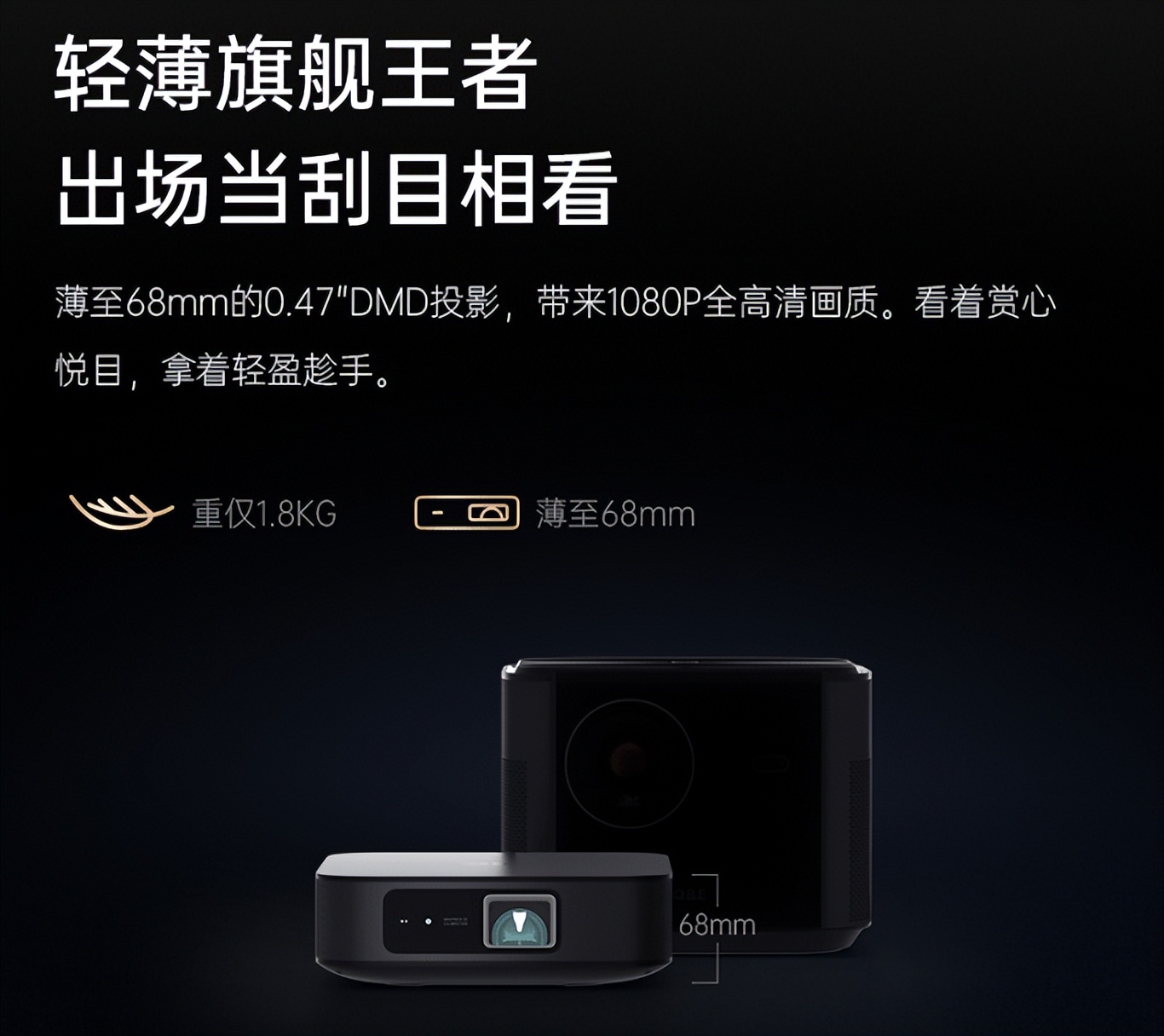 Small and light high-brightness projector X7D PRO starting experience ...