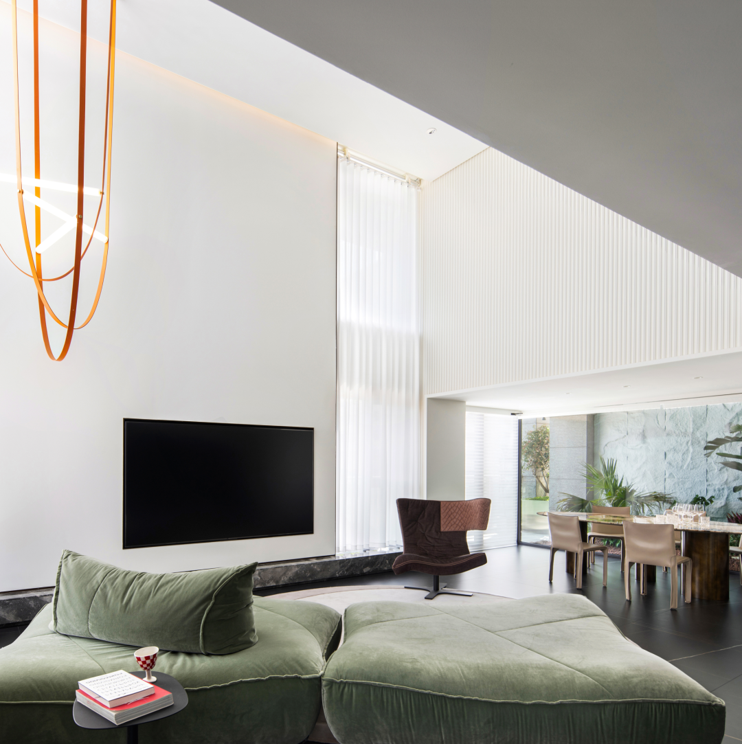 420㎡ modern private house, landscaping into the room, enjoying the ...