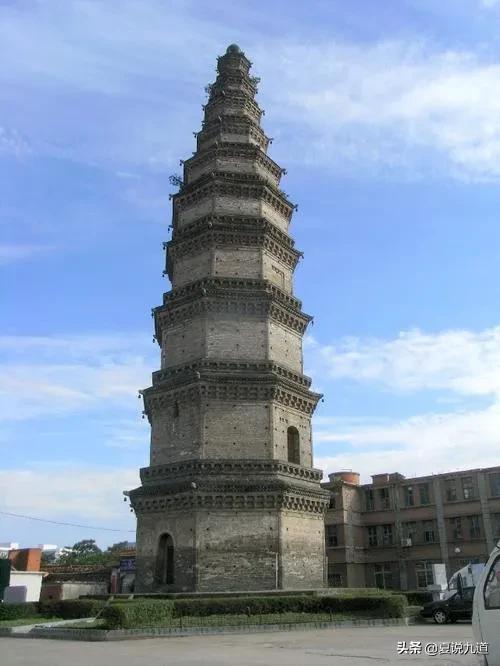 Tanghe Sizhou Pagoda, one of the Millennium Landmark series of an ...