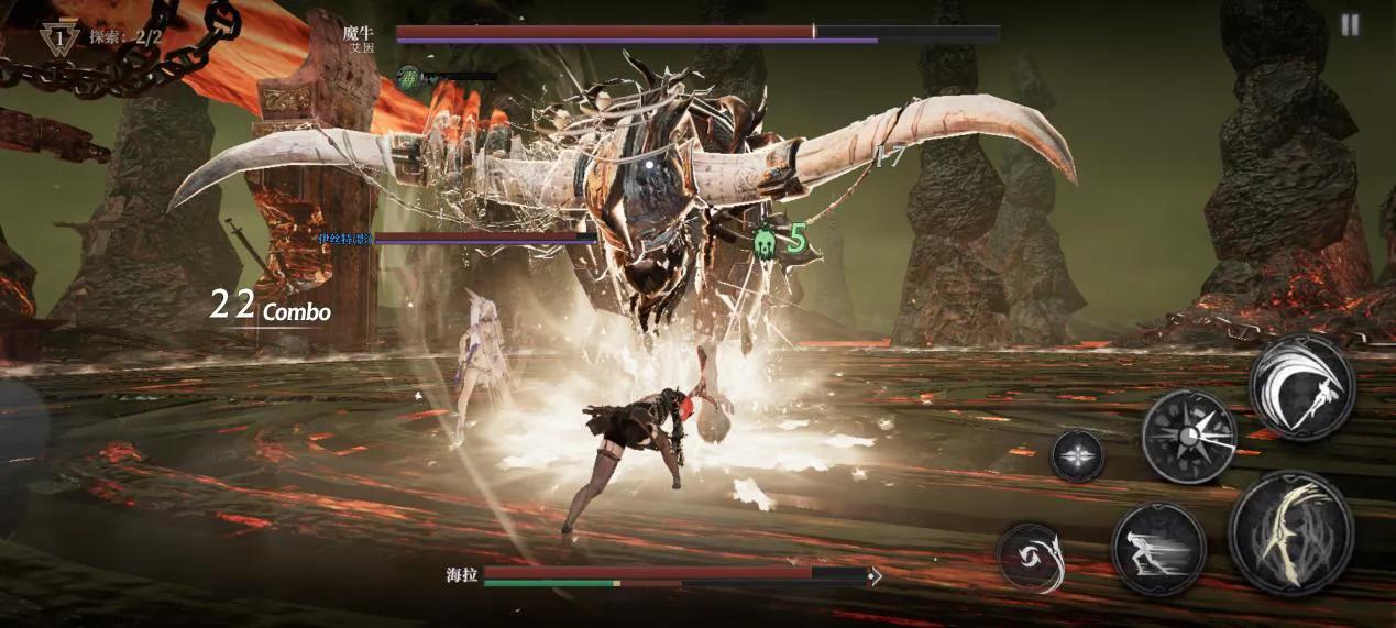 The action mobile game "Ancient Soul", which exploded in the beginning ...