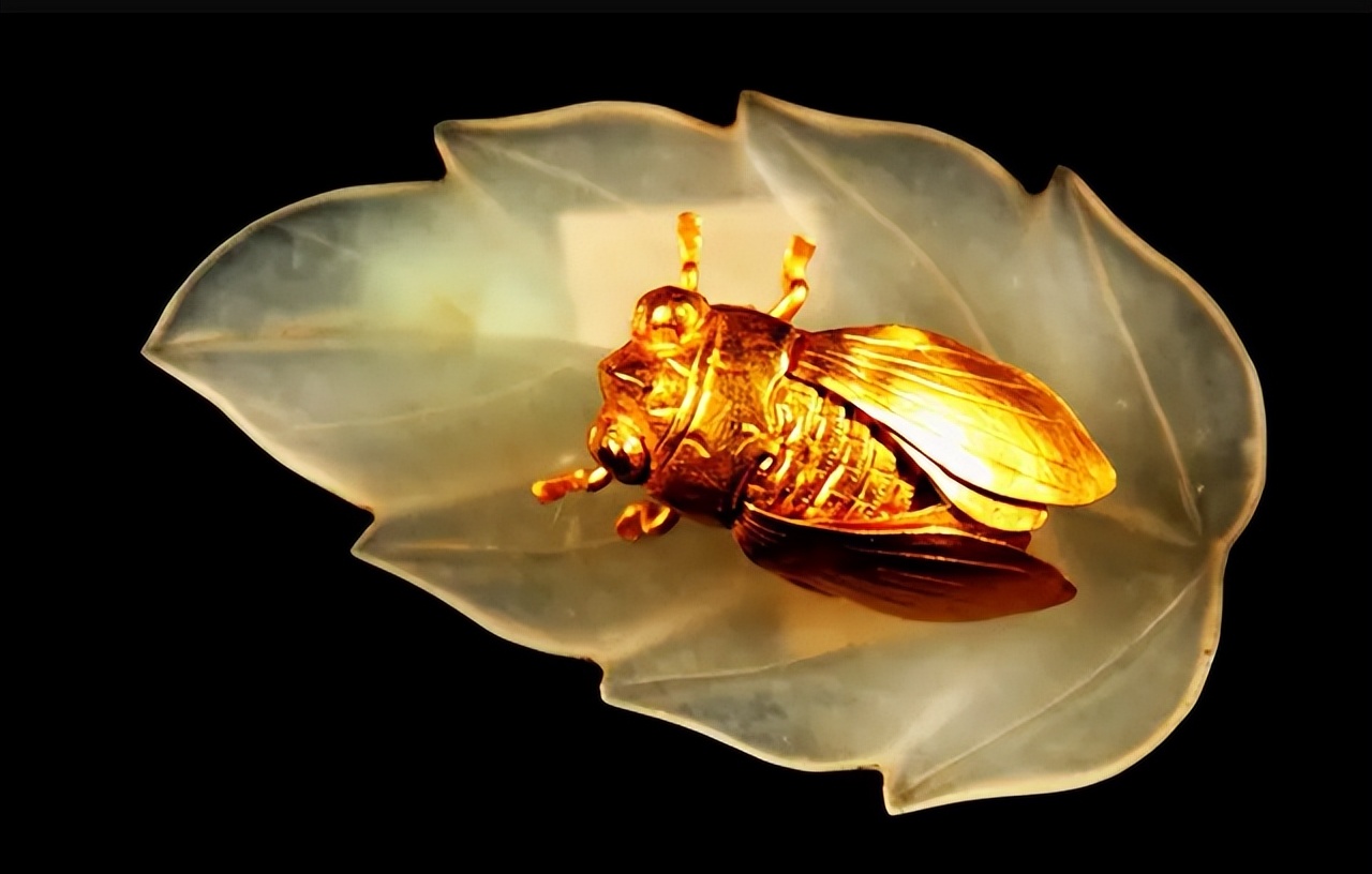 An ancient tomb was unearthed in Suzhou, and a luminous "golden cicada ...