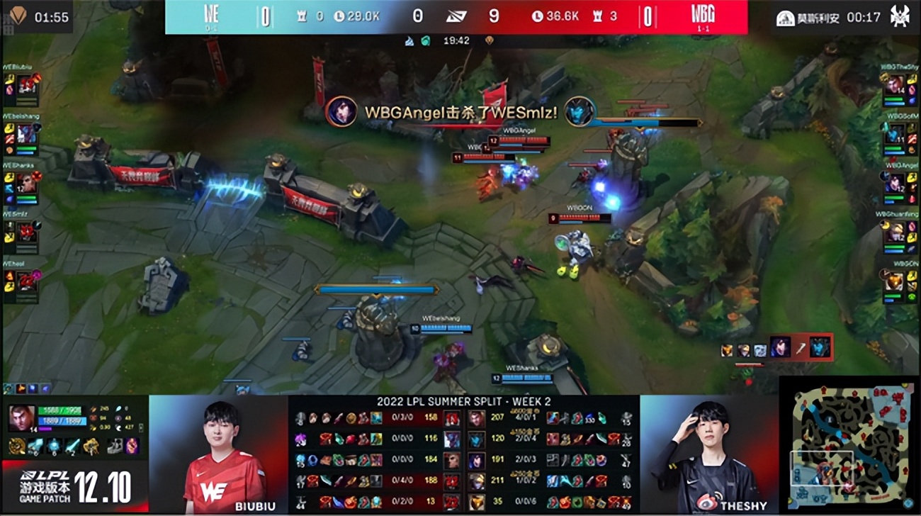 LOL-LPL: TheShy Jayce single-handedly killed Biubiu Naar twice, WBG nearly beat WE 2-1 - iNEWS
