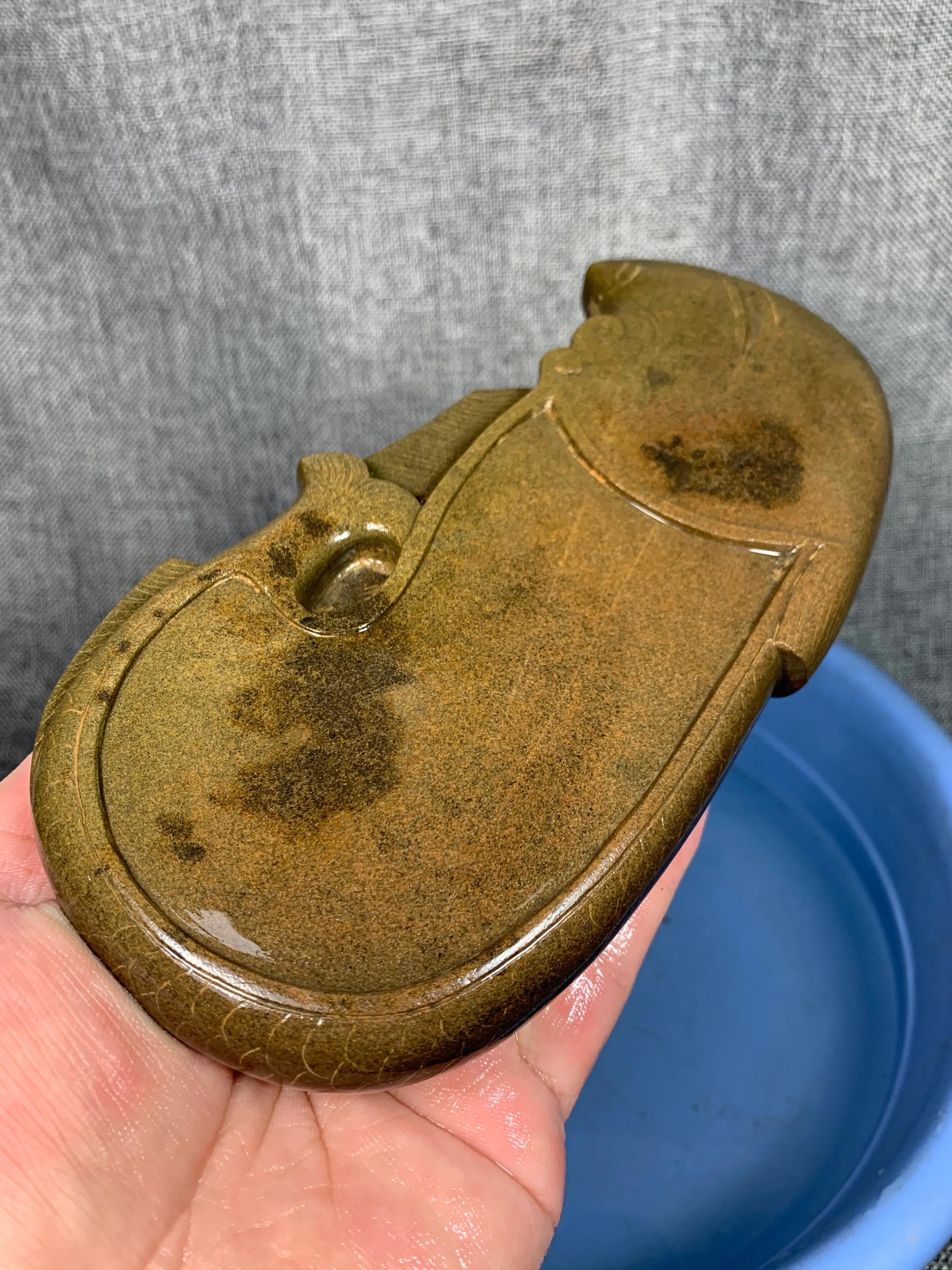 Song Dynasty Chengni Crayfish Inkstone - iNEWS