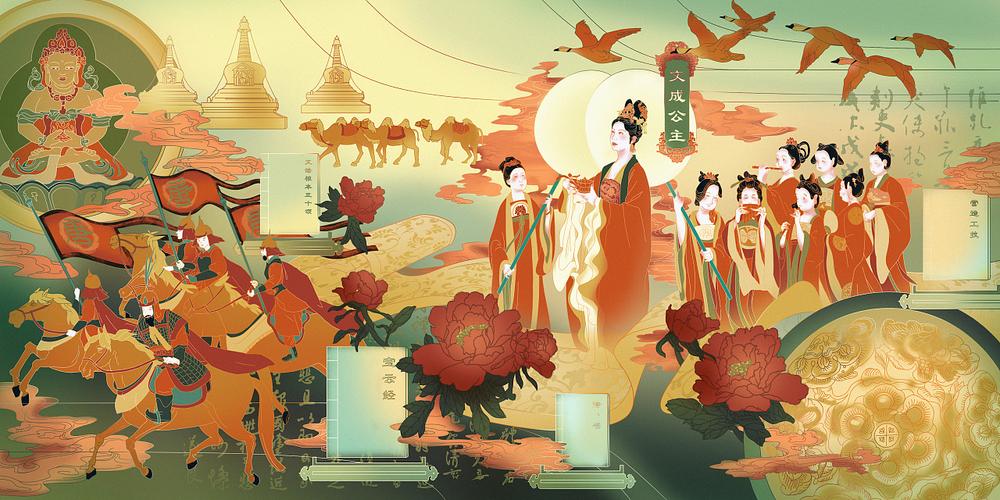 What kind of dowry did Princess Wencheng bring when she got married ...