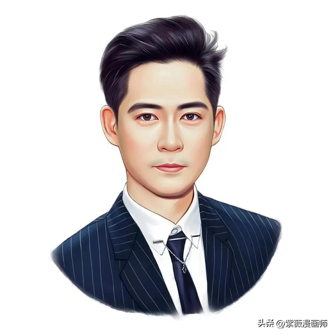 Change your WeChat avatar, the man's hand-painted realistic avatar is ...