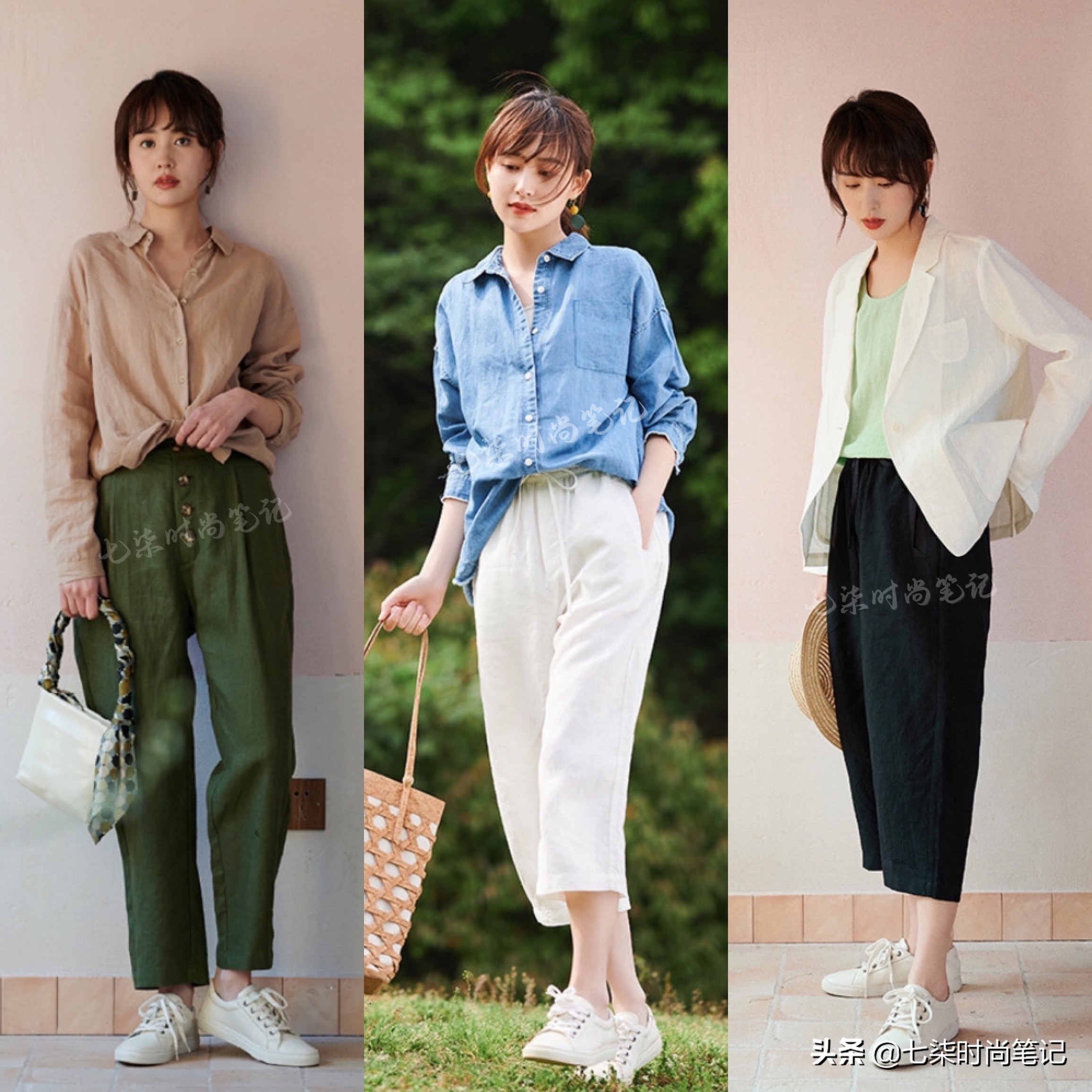 27 sets of fashionable spring outfits, gentle, artistic and comfortable ...