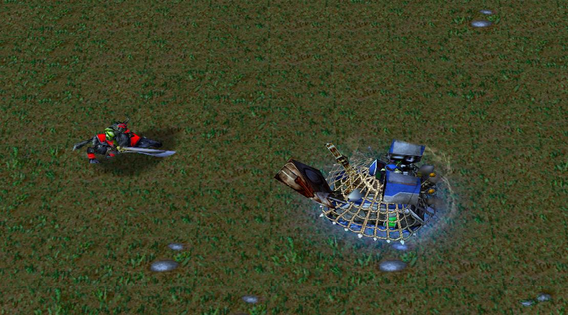 Warcraft 3: After the goblin tinker becomes a mechanical goblin, the ...