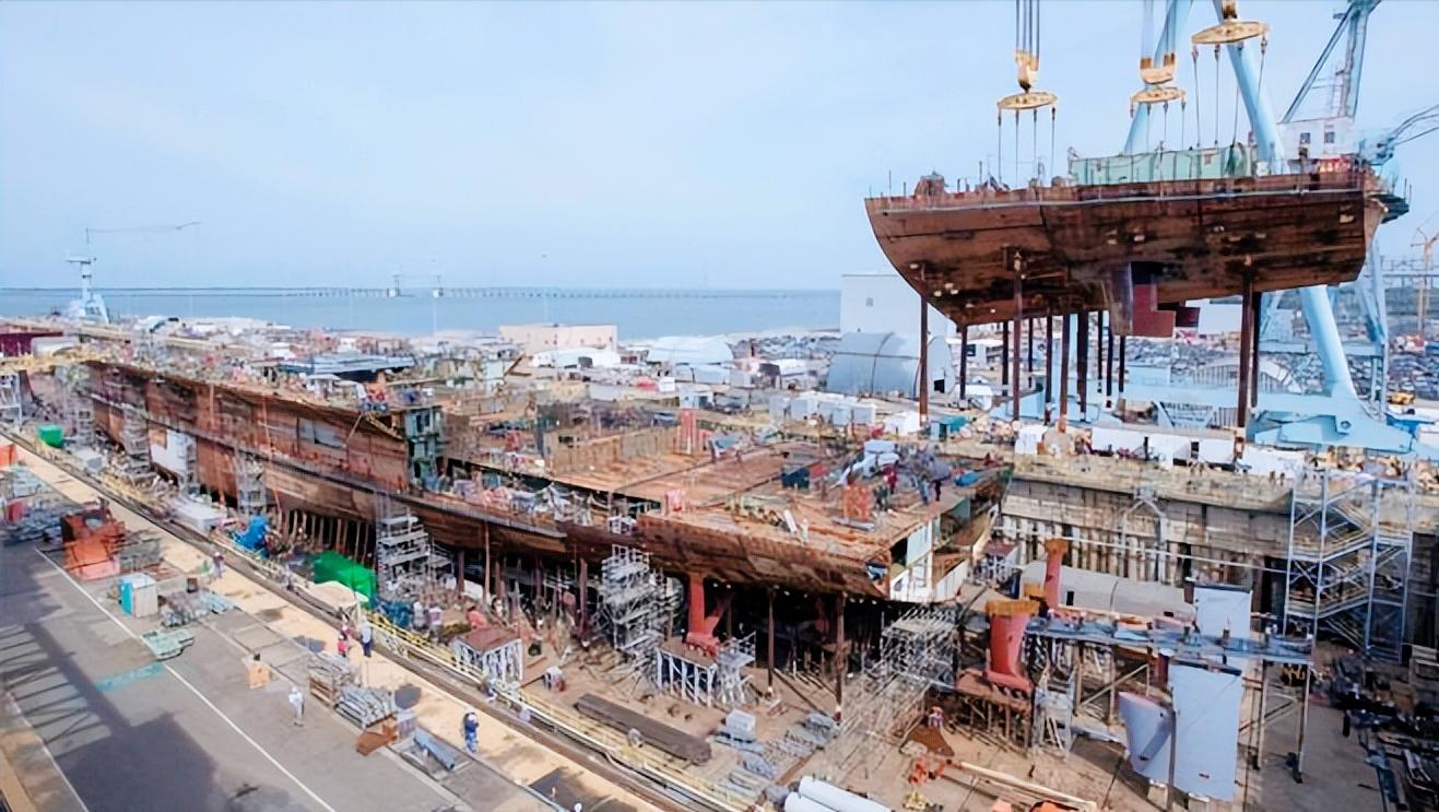 The 005 aircraft carrier is coming? Sectional workshop renovation of ...