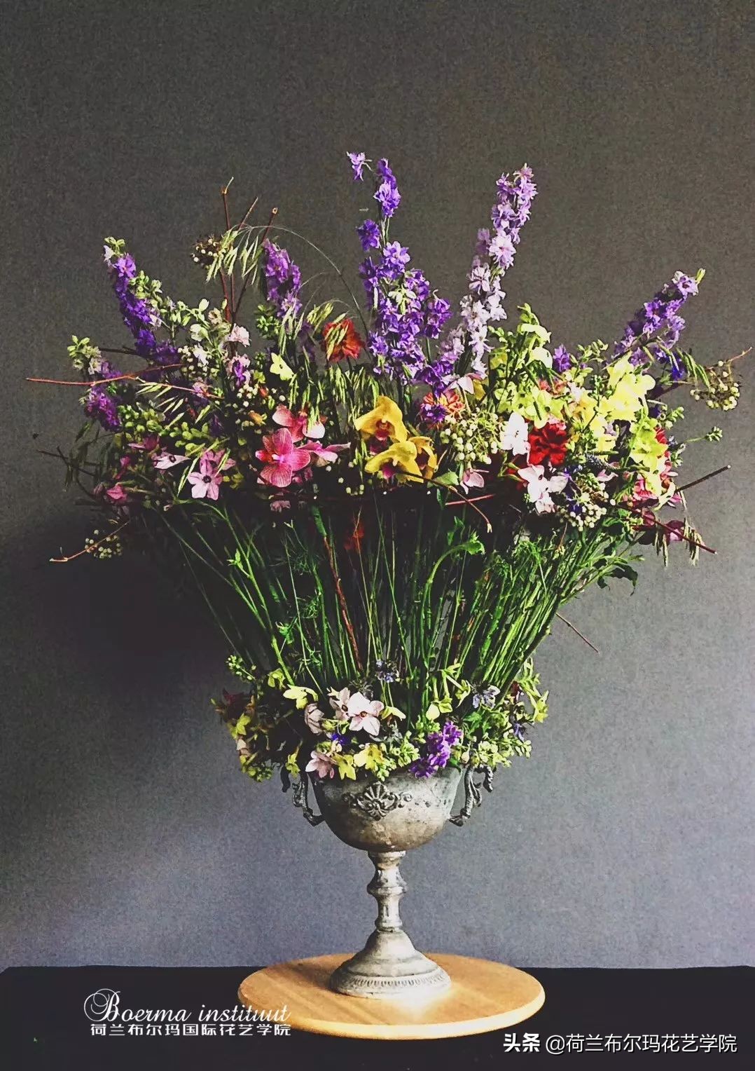 How to create a dynamic sense of floral lines - iNEWS