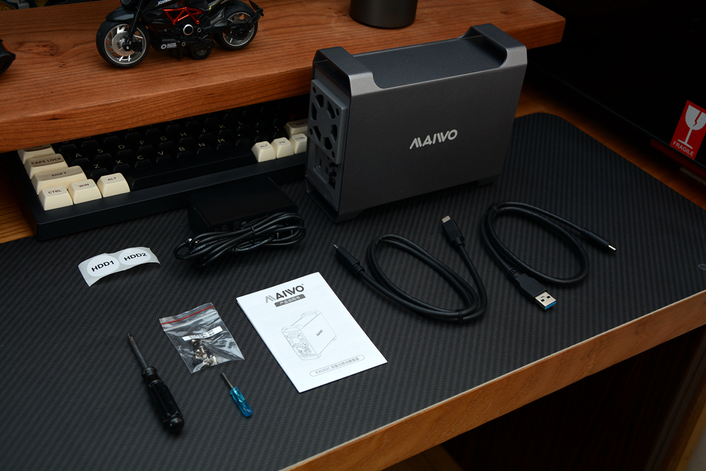 The savior of small-capacity computers, double-bay, Maiwo K35262C hard ...