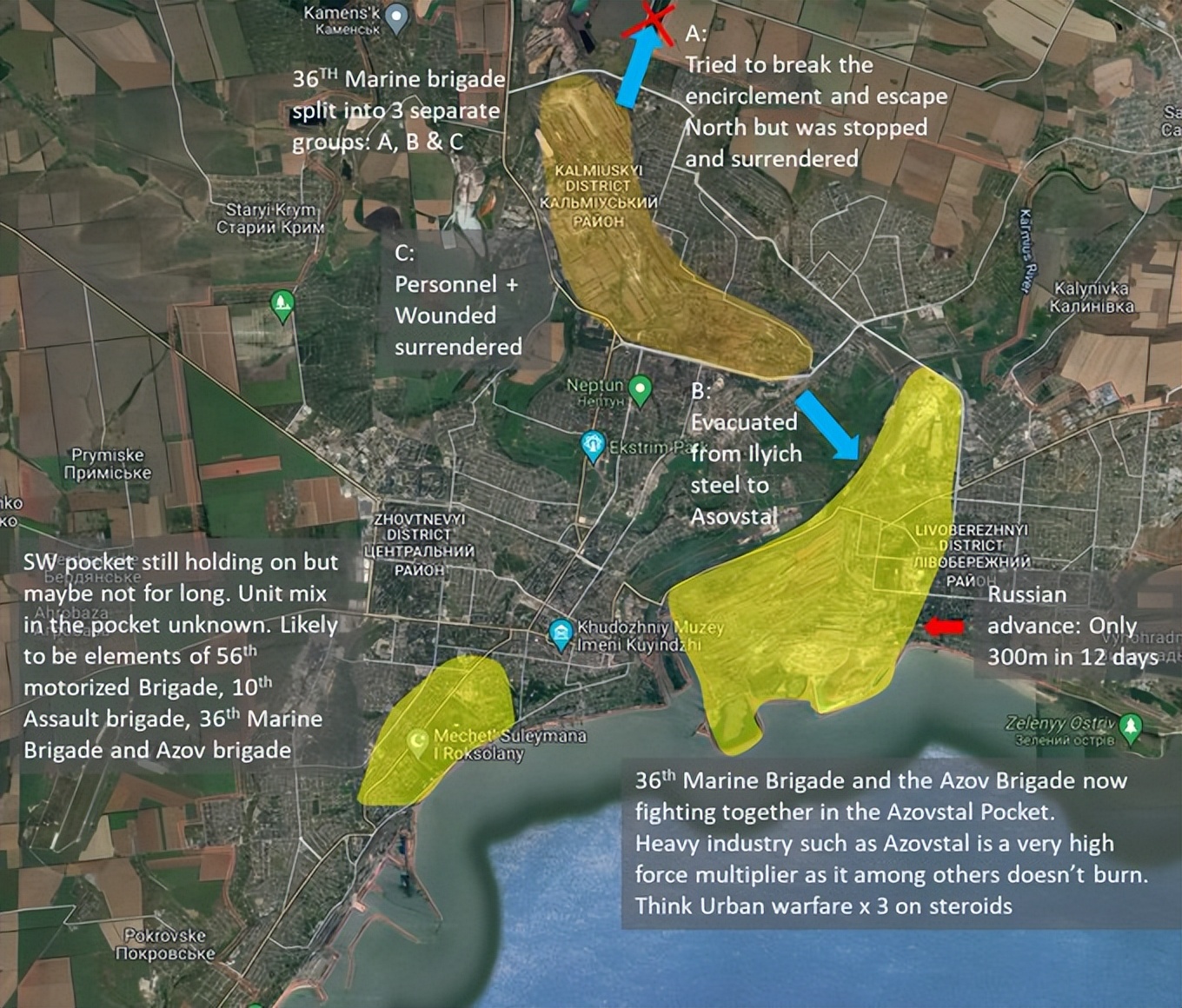 2,500 Ukrainian troops are defending the Azov Steel Plant. Why can't ...