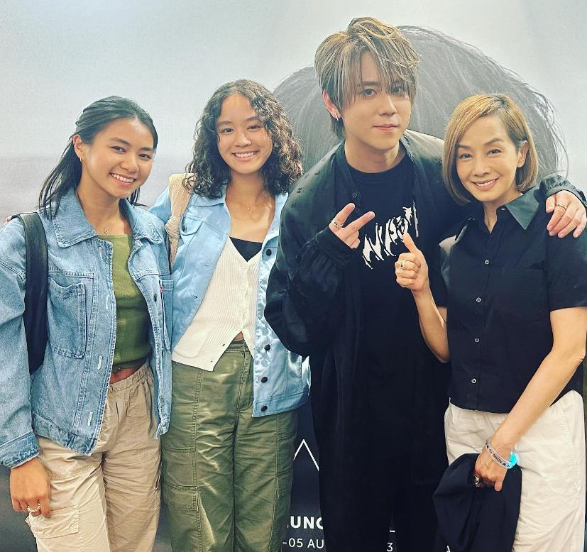 Leslie Cheung's ex, Mao Shunyun's family is reunited! The two daughters ...