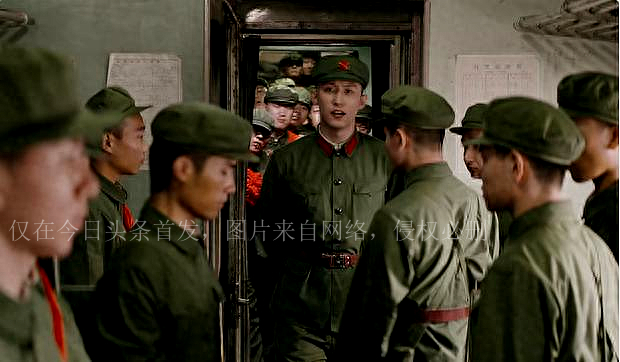 One red star and two red flags have been the symbol of the People's ...