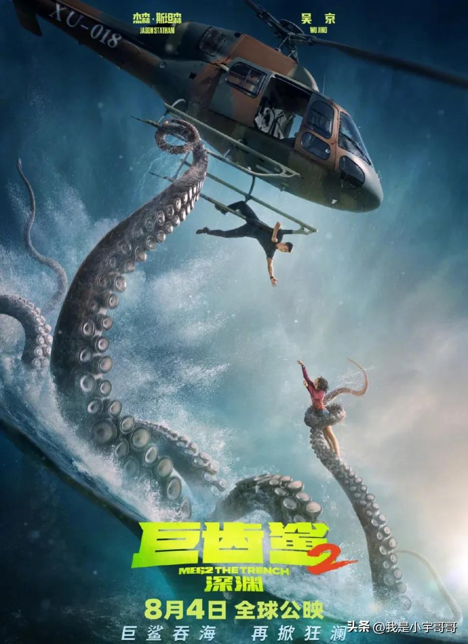The movie "Megalodon 2: Abyss" starring Wu Jing is scheduled to be ...
