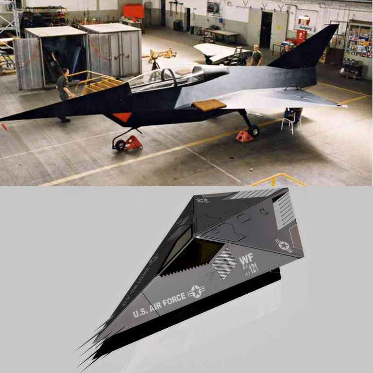 The West German "Firefly" stealth fighter was born at the same time as ...