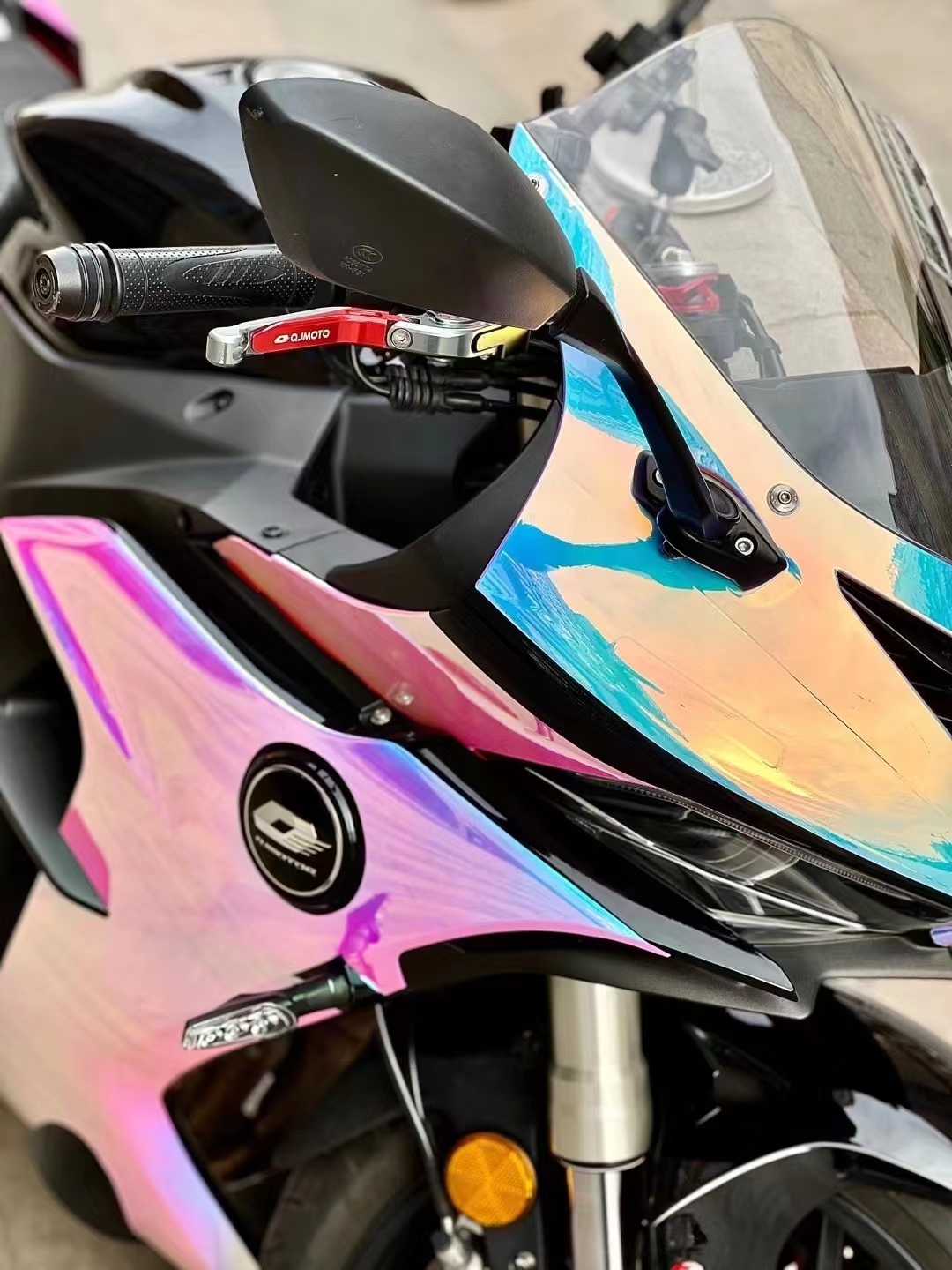 ICR color changing film rainbow electroplating white, cool artifact to ...