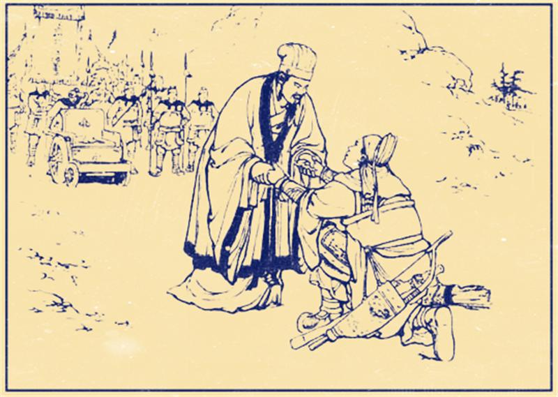 Zhuge Liang promoted an illiterate general and recruited a military ...