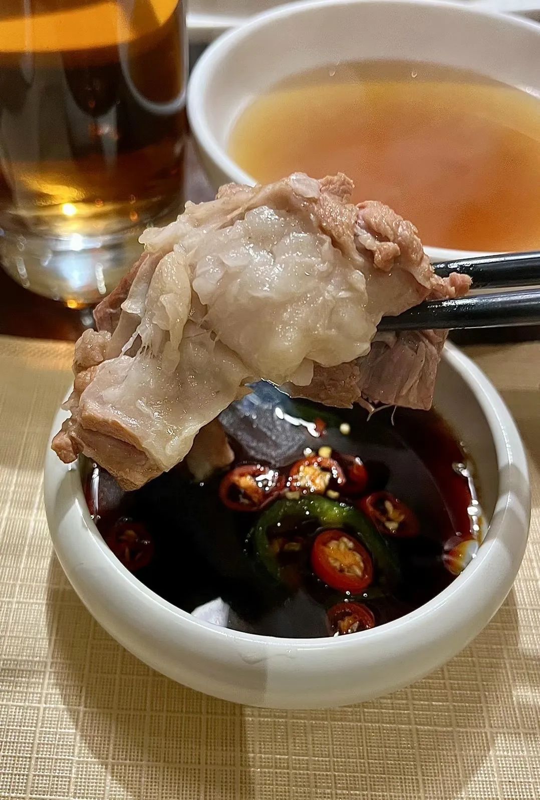Listen to Master Lin Zhenguo, the Cantonese cuisine instructor, and ...