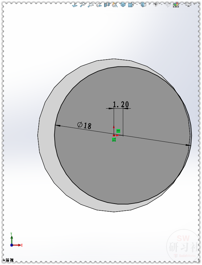 Draw a threaded steel bar with SolidWorks, the drawing method is very ...