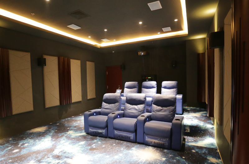 How can a home theater create a strong sound field and a sense of ...