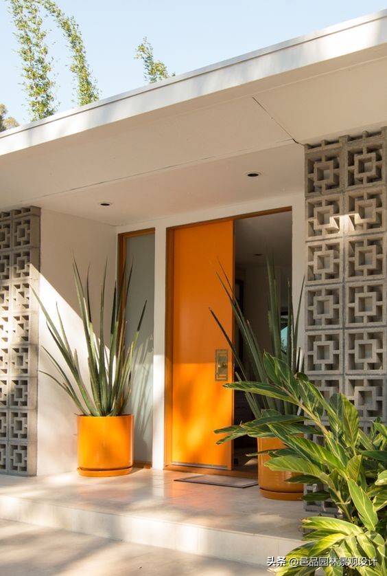 Modern courtyard entry door design case sharing, do you like it? - iNEWS