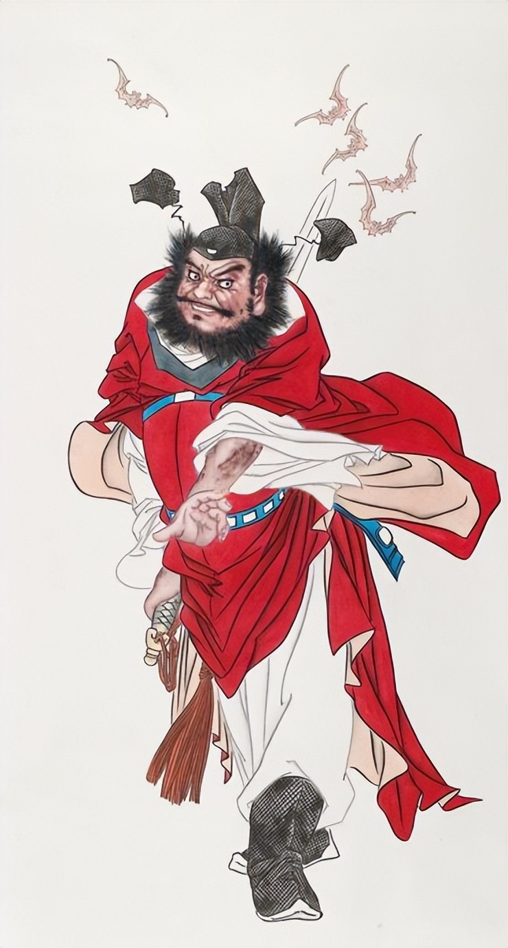 Four Judges of the Underworld: Cui Jue, Lu Jue, Wei Zheng, Zhong Kui ...