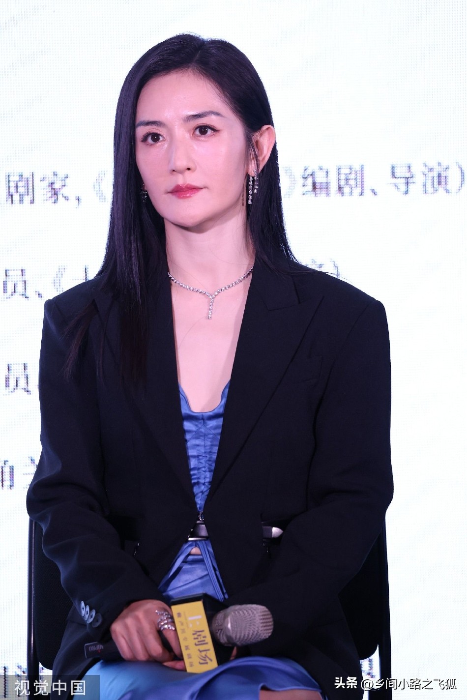Xie Na's article attended the drama conference and the two of them ...