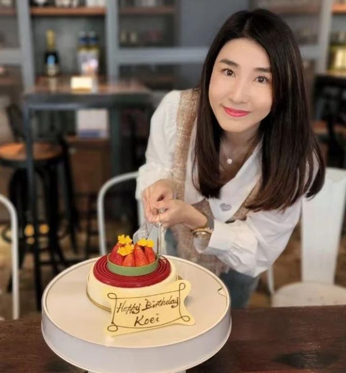 A recent photo of TVB actress Liang Xuemei, 45-year-old still ...