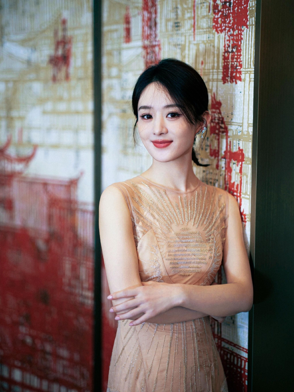 So gentle! Zhao Liying's latest photo released - iMedia