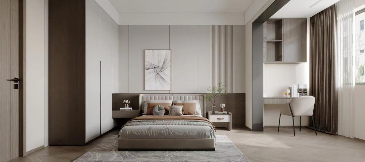 120㎡Modern style, textured home with two-color splicing - iNEWS