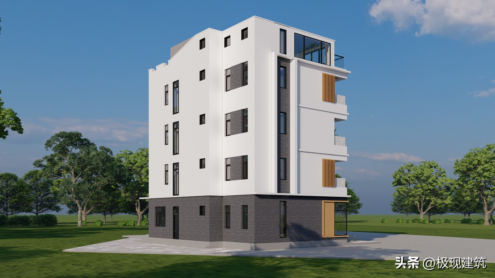 Five-story modern minimalist style homestay design - iNEWS