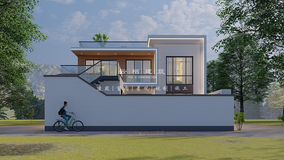253㎡ modern small villa design, build your own holiday home - iNEWS