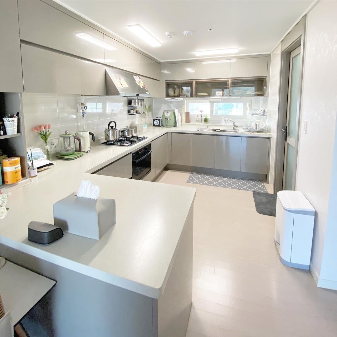 85 square meters family of three, the decoration is practical and easy ...