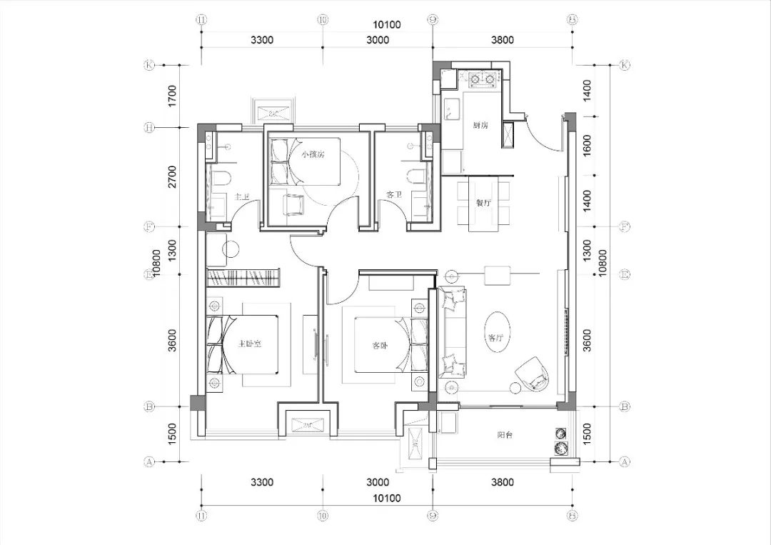 110 square meters of exquisite and light luxury, the neighbors said ...