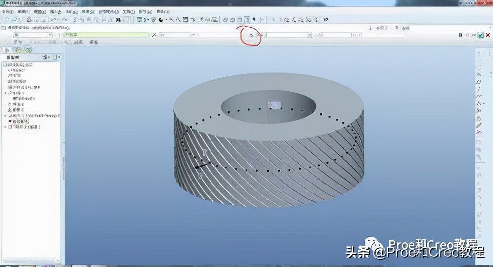 Proe (Creo) on the drawing method of knurling - iNEWS