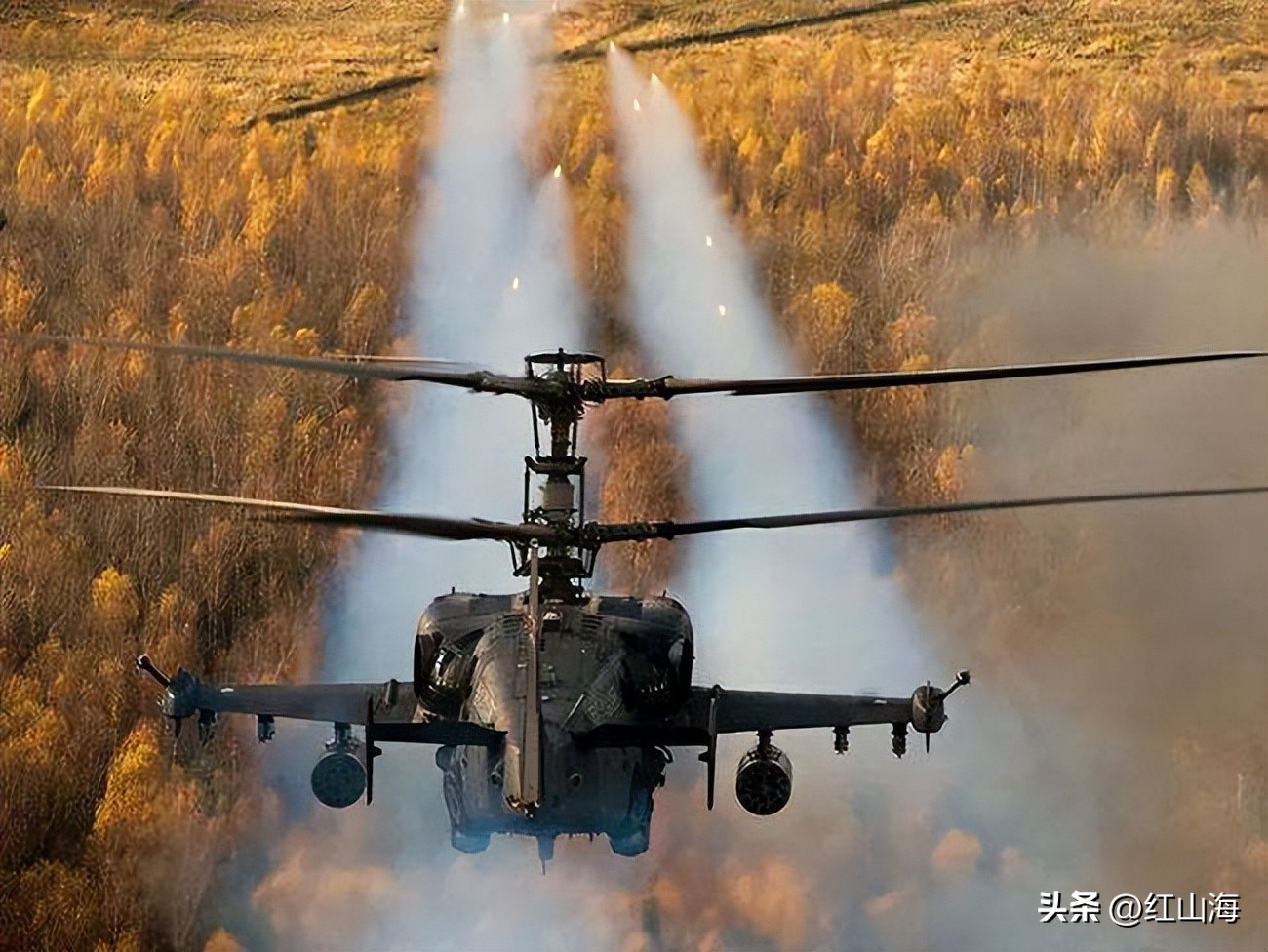 Technical characteristics of the tailless rotor helicopter Kamov Ka-52 ...