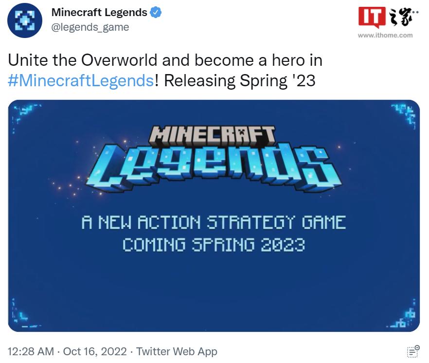 Microsoft's "Minecraft: Legends" confirmed for spring 2023 release, the ...