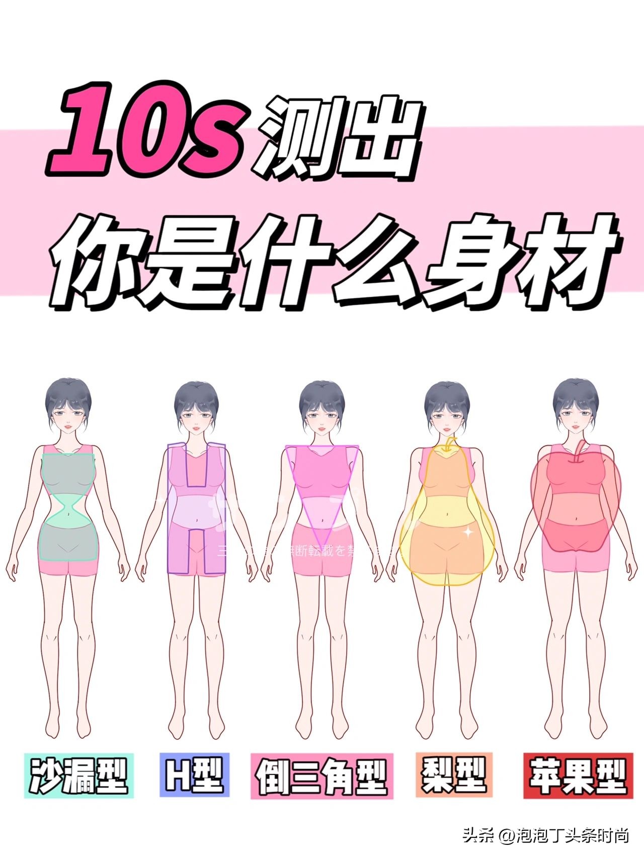 10s measure your body shape, dare to try? It is said that 99% of people ...