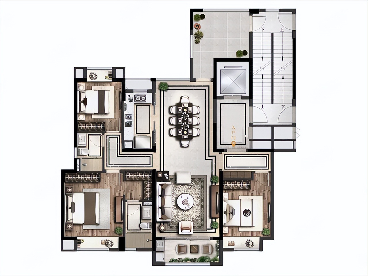 I really did not expect: 148 square meters of apartment can be so ...