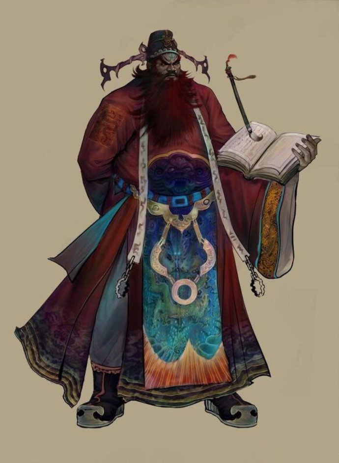 Four Judges of the Underworld: Cui Jue, Lu Jue, Wei Zheng, Zhong Kui ...