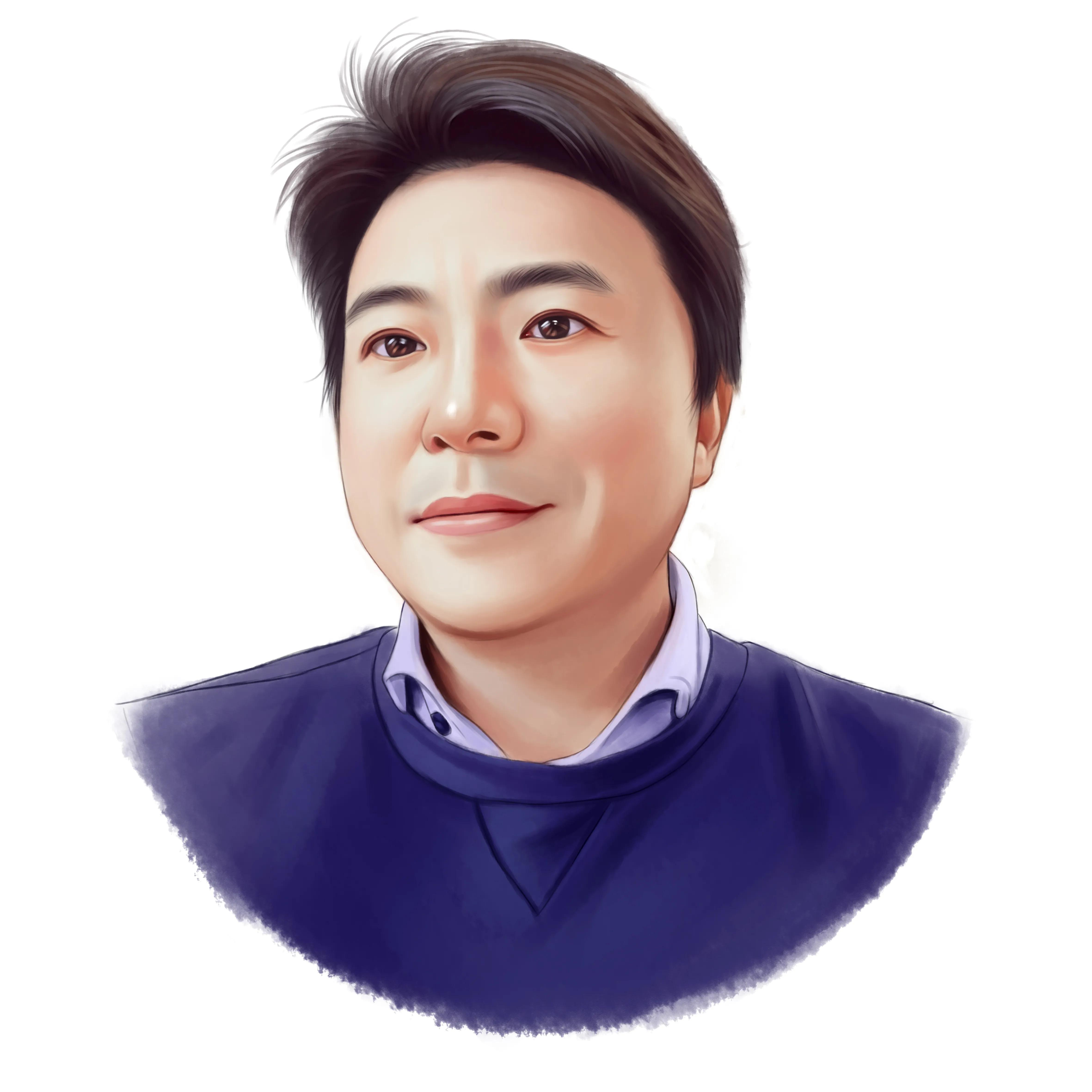 Change your WeChat avatar!Hand-painted realistic style head, vivid and ...