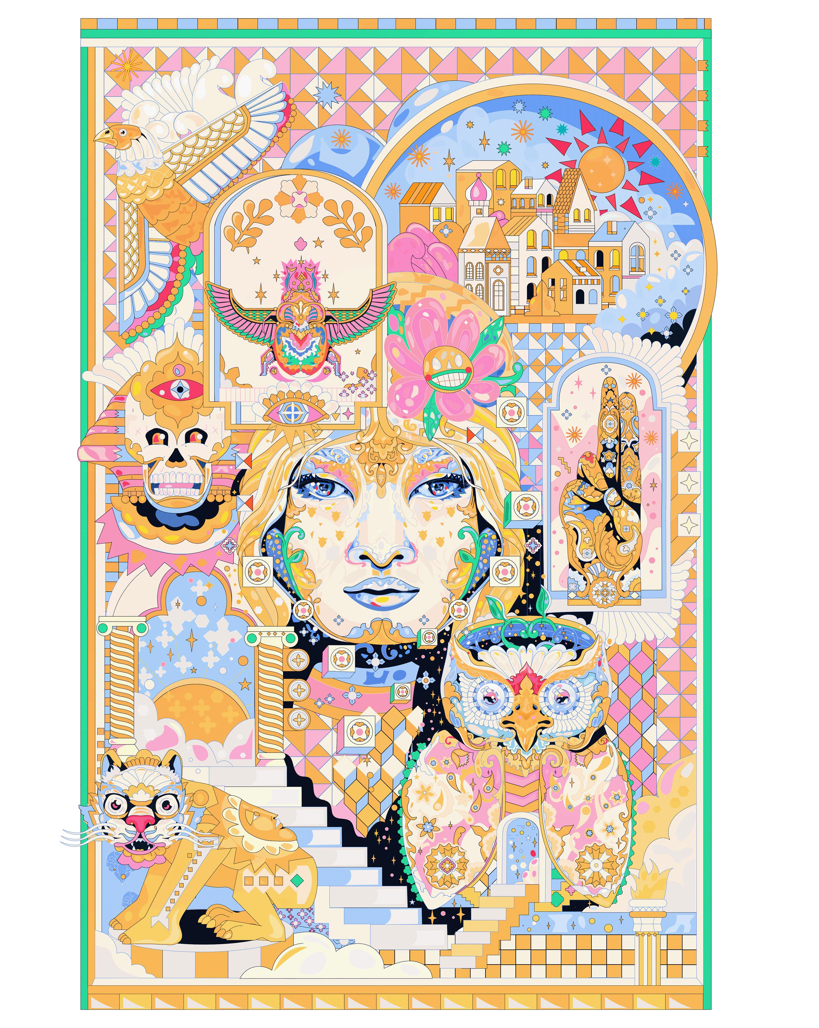 復古又精緻插畫，每個細節都值得咀嚼品味~ - 資訊咖