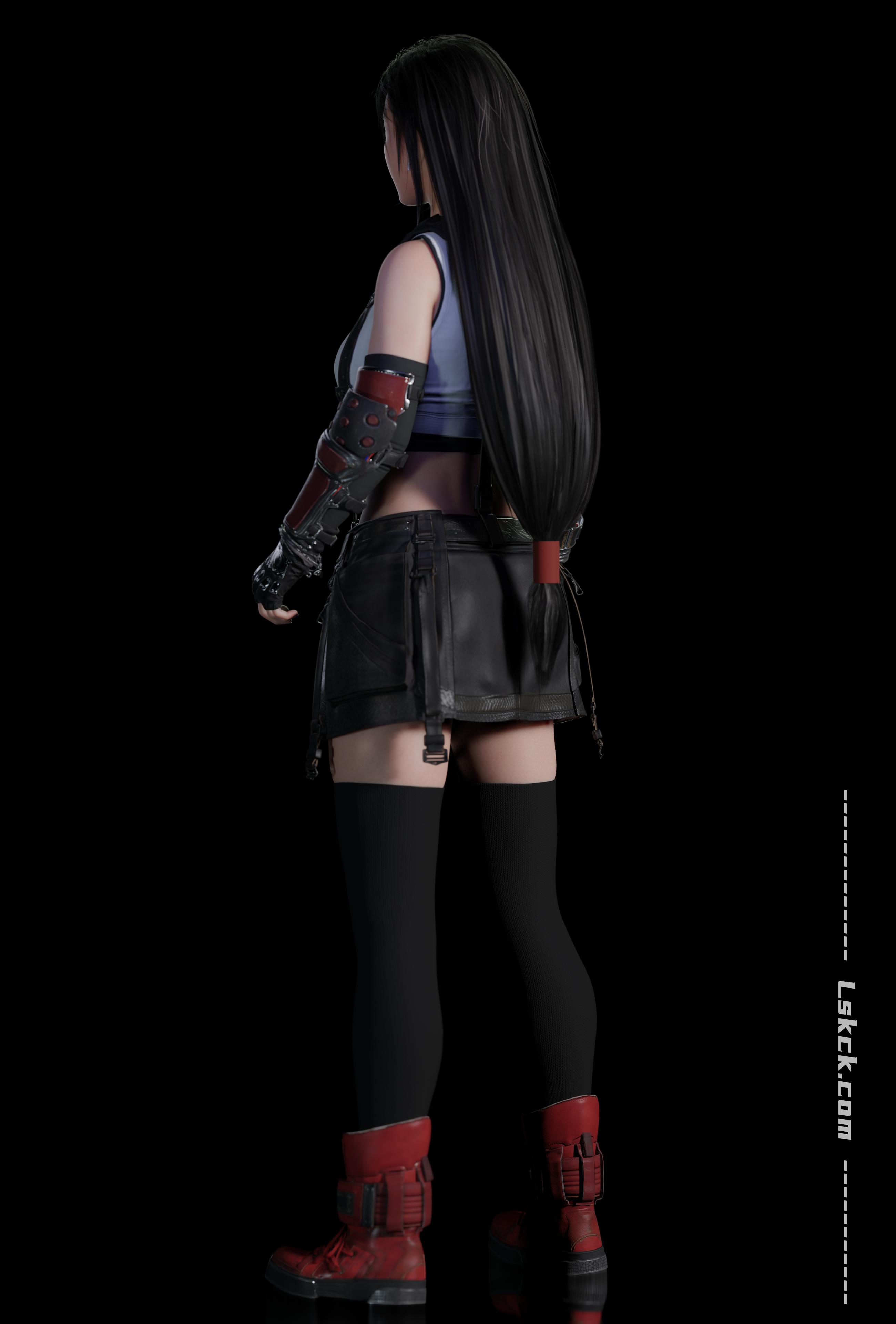 Final Fantasy Tifa Lockhart Blender Model Appreciation - iNEWS