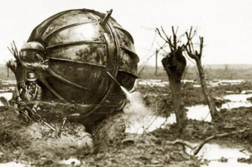 The Soviet Union's peculiar weapon, a spherical tank with strong combat ...