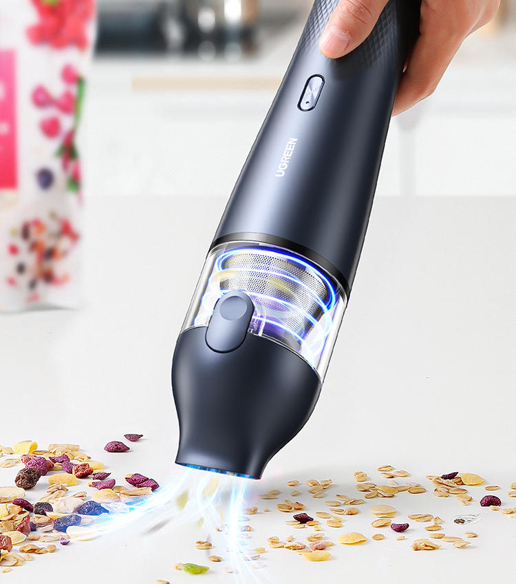 Green Union launched a handheld portable vacuum cleaner. The koi shape ...