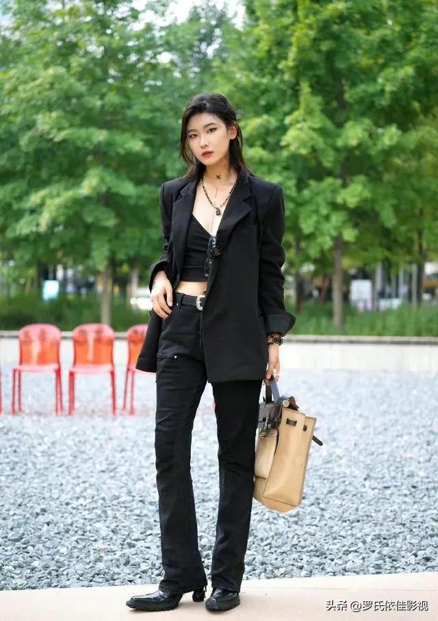 Everyday high-quality outfits have to rely on black items!Wear it when ...