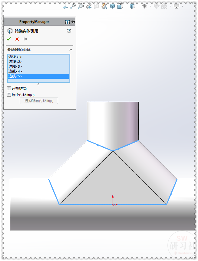Drawing three sheet metal circular pipe connections with SolidWorks - iNEWS